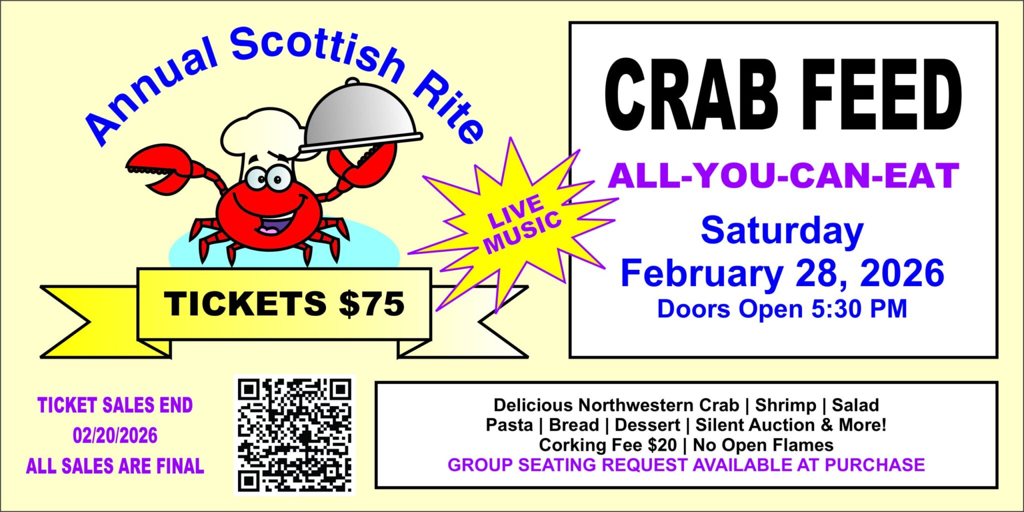 CRAB FEED EXTRAVAGANZA – All You Can Eat Crab & Shrimp! Wow ...
