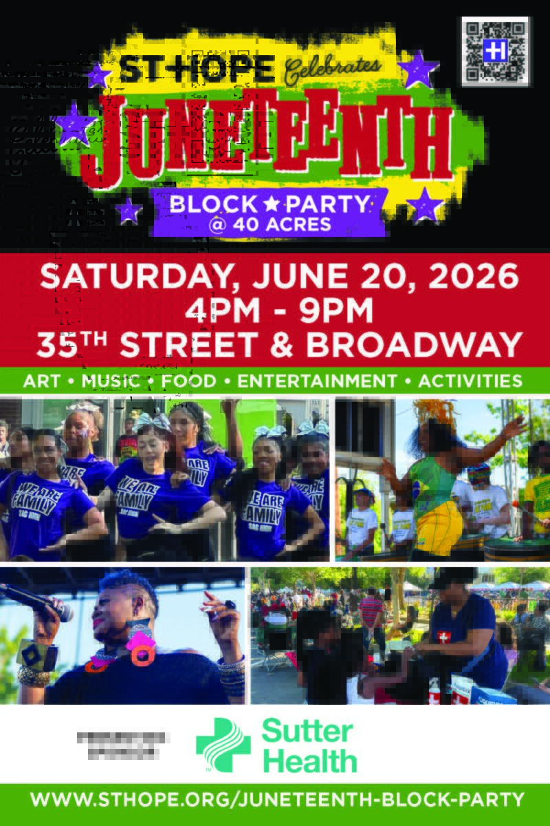 St. HOPE Juneteenth Block Party 2026 - SacramentoHelp.info